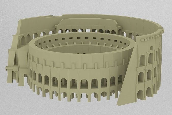 colosseum roman coliseum 3D model 3D printable | CGTrader