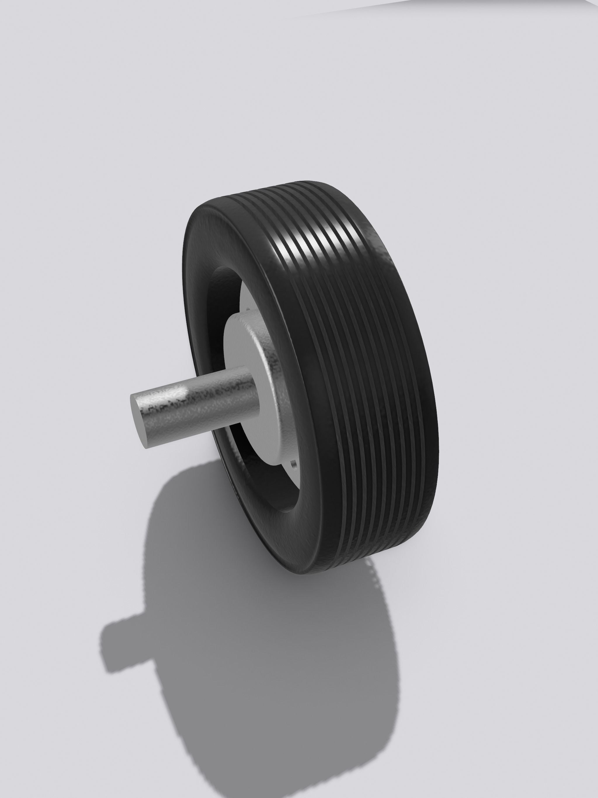 Steel Wheel 2 types w grooved Tire cars trailers diorama 3D model 3D ...