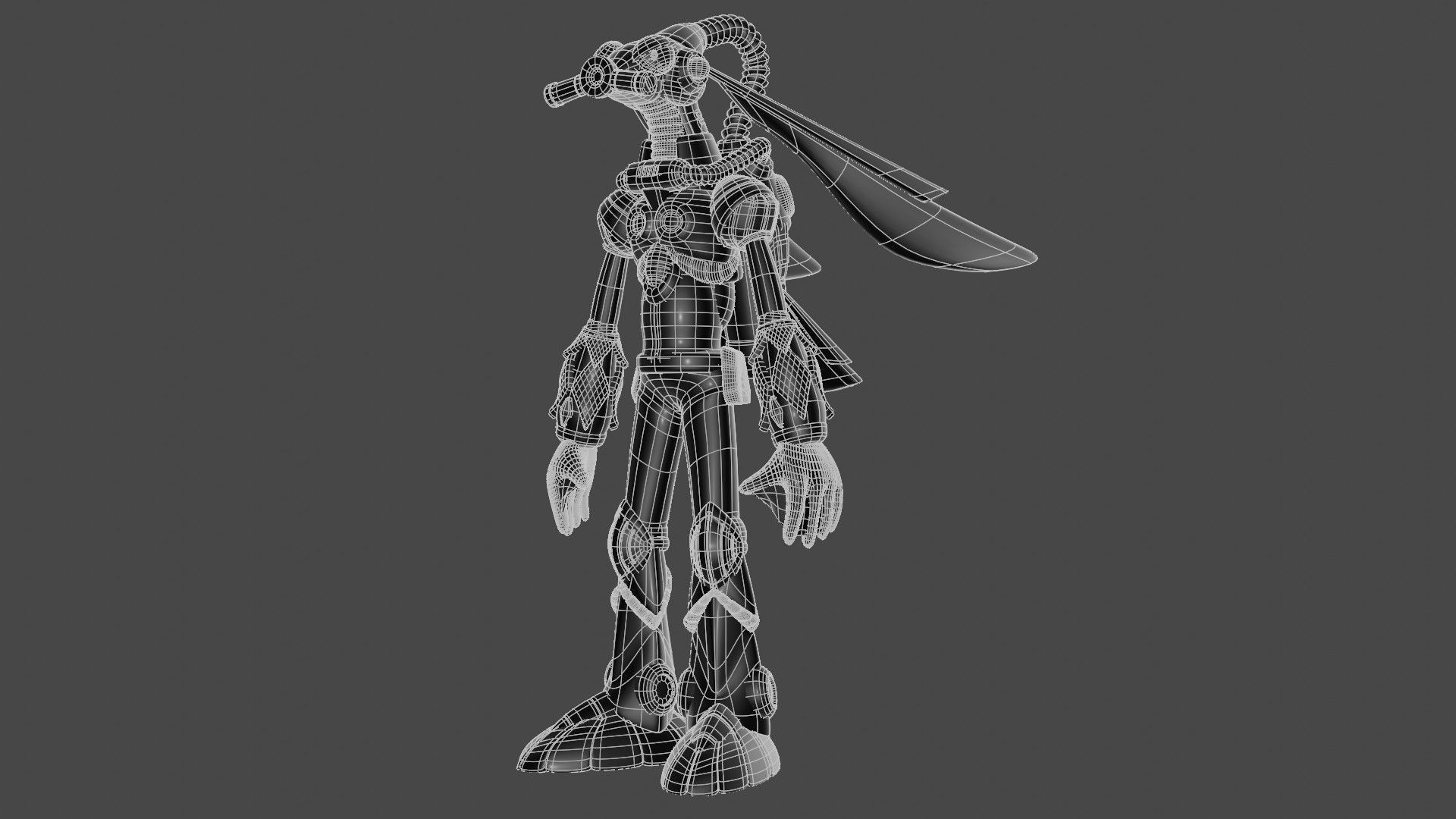 Splash Warfly 3D model rigged | CGTrader