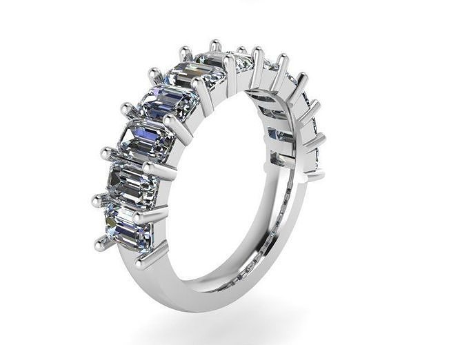 Oval Cut Diamond Basket Setting Ring 1477 3D print model 3D model 3D ...