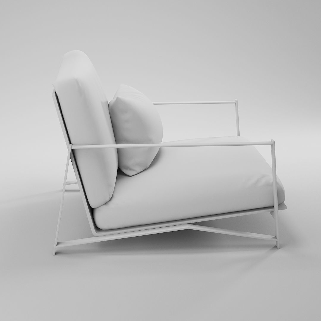 3D model Lounge chair VR / AR / low-poly | CGTrader