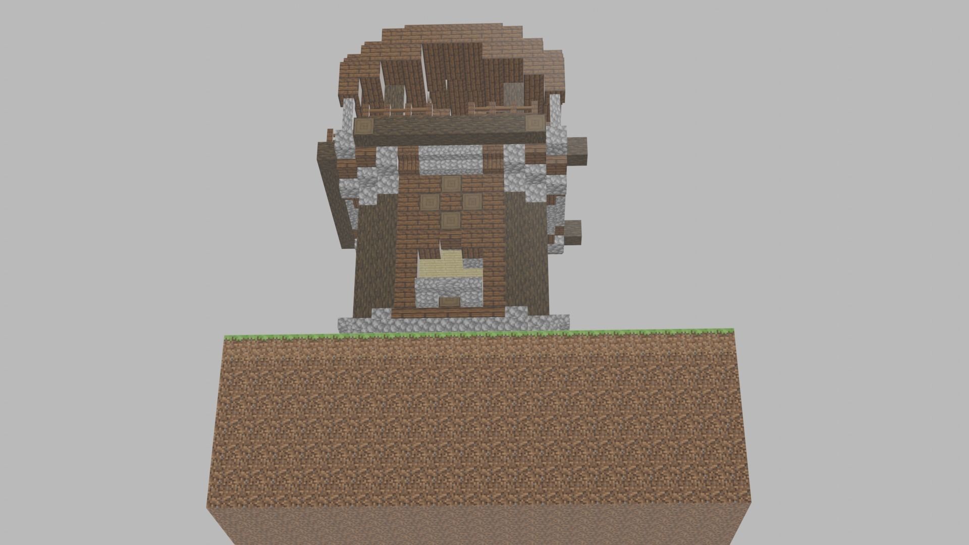 3D model minecraft pilagers post VR / AR / low-poly | CGTrader