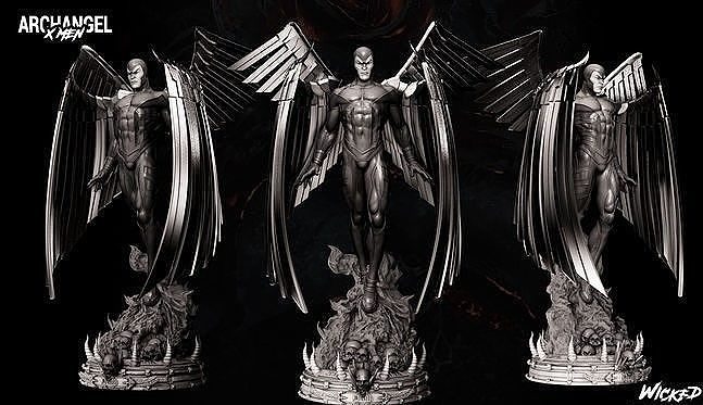 Wicked Marvel Archangel Sculpture Tested - ready for 3d printing 3D ...