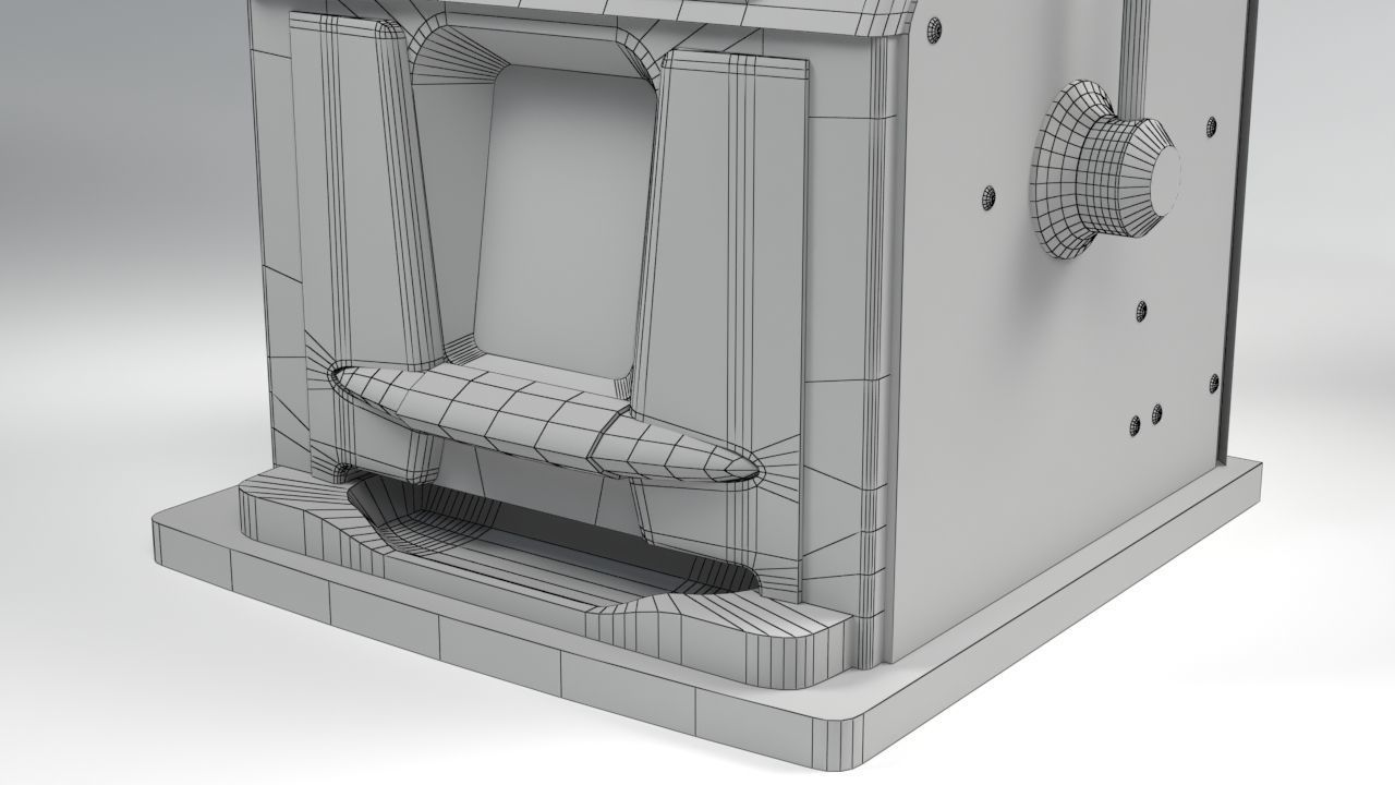 3D model Vintage Slot Fruit Machine VR / AR / low-poly | CGTrader