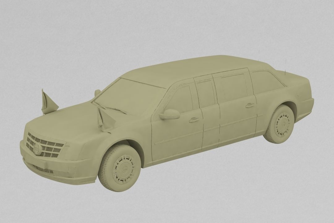 Cadillac Presidential 3D model 3D printable | CGTrader
