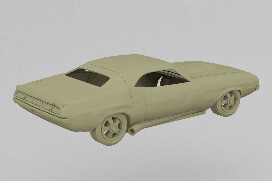Dodge 1970 3D model 3D printable | CGTrader