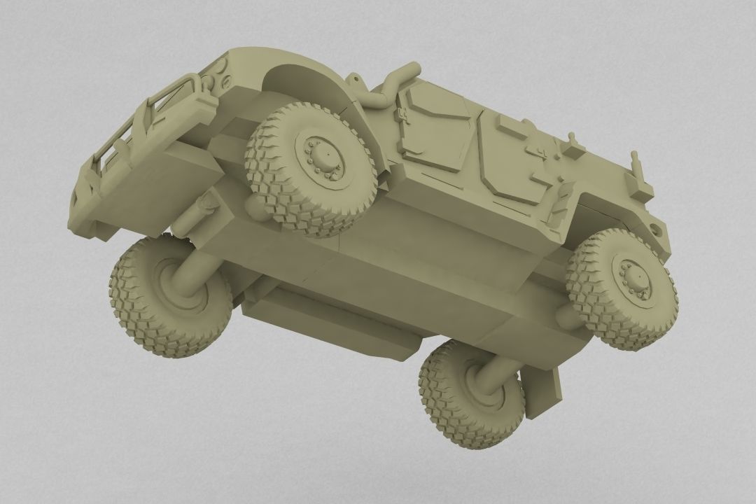 Hawkei military vehicle 3D model 3D printable | CGTrader