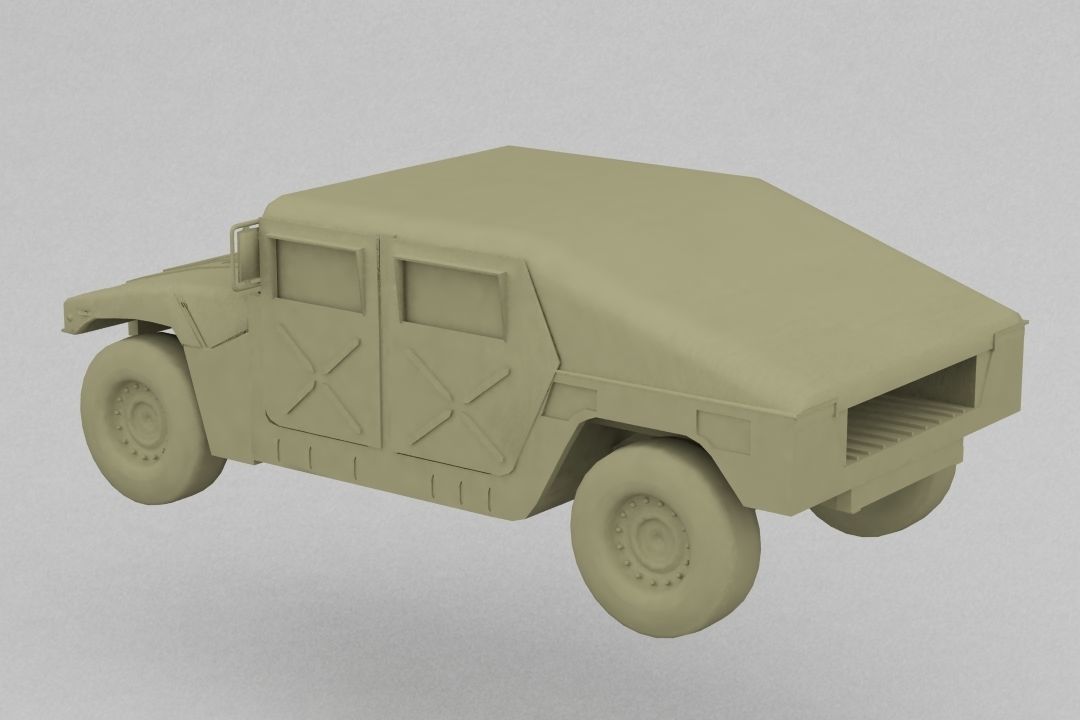 Humvee toy military vehicle 3D model 3D printable | CGTrader