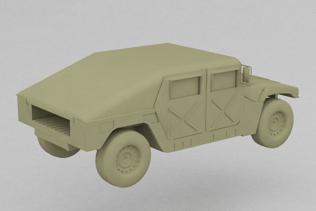 Humvee toy military vehicle 3D model 3D printable | CGTrader