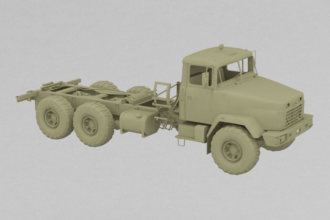 Kraz Truck 3D model 3D printable | CGTrader