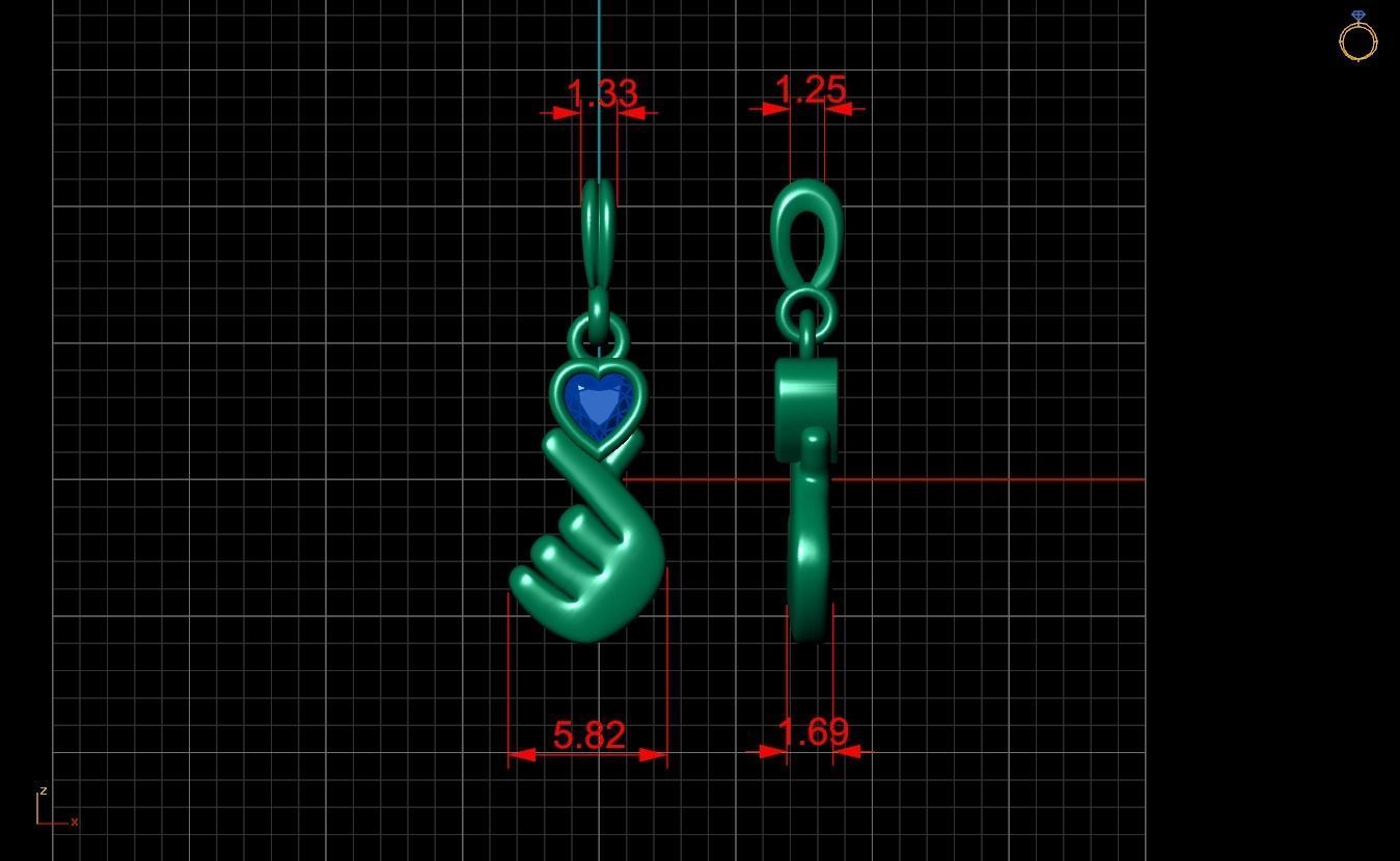 Love Sign Model 3D model 3D printable | CGTrader