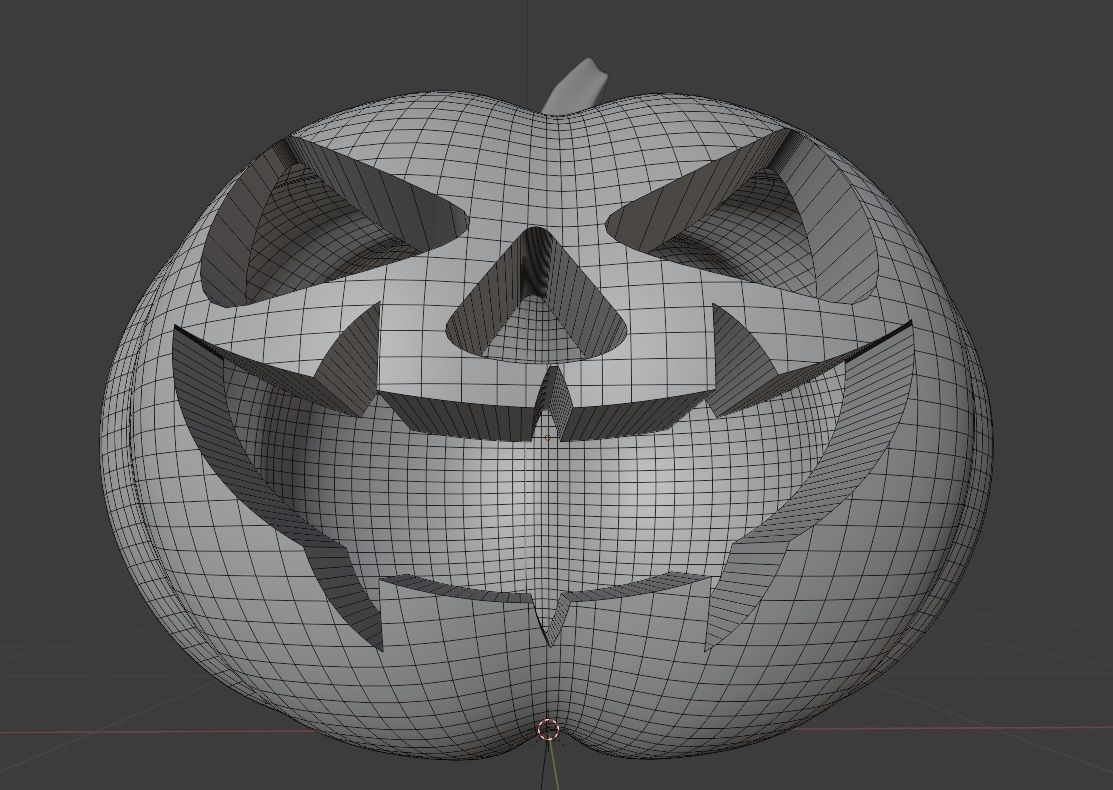 3D model Halloween Pumpkin head ghost -Jack-o-lantern 3D model low-poly ...