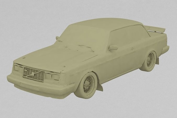 volvo 242 3D model 3D printable | CGTrader