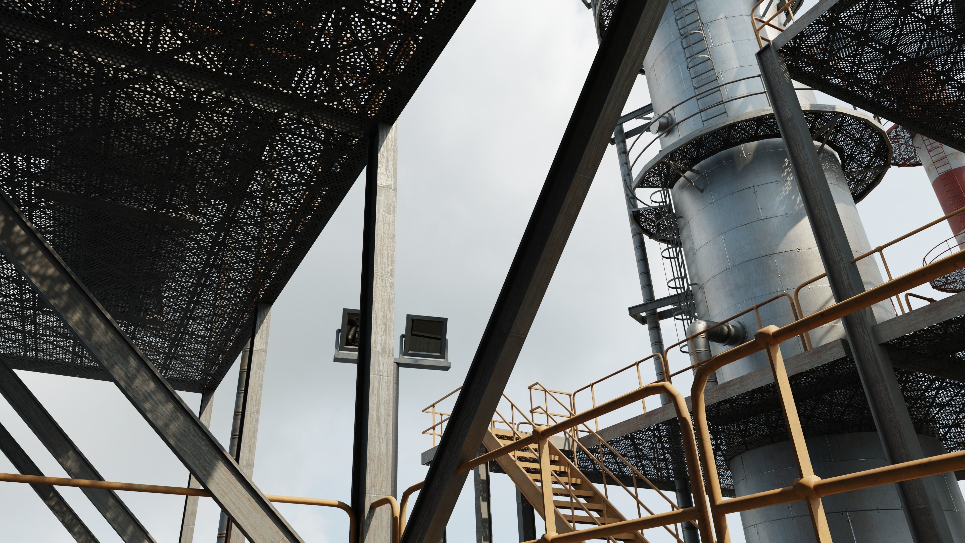 Refinery Unit Scene 3D model | CGTrader