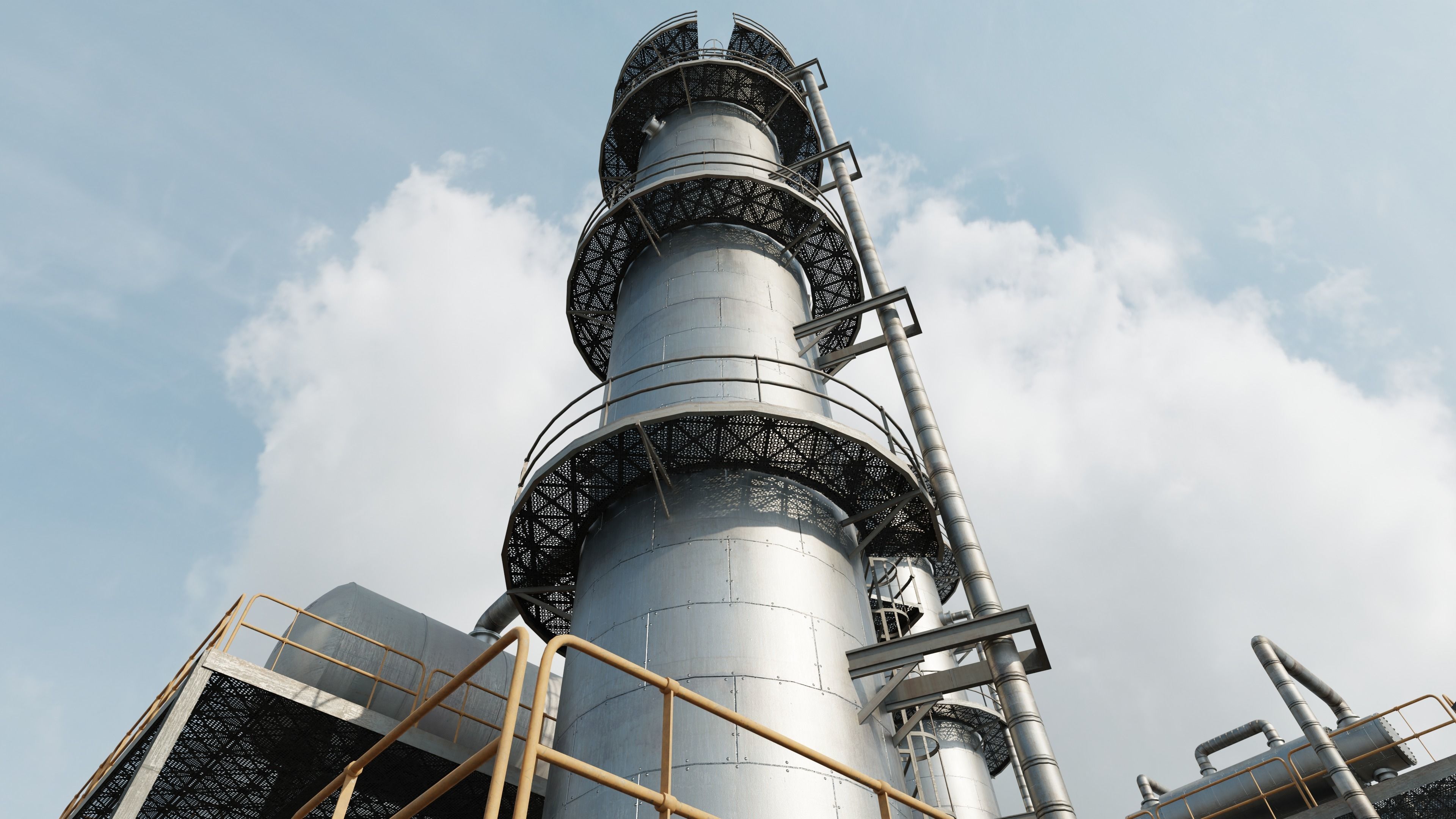 Refinery Unit Scene 3D model | CGTrader