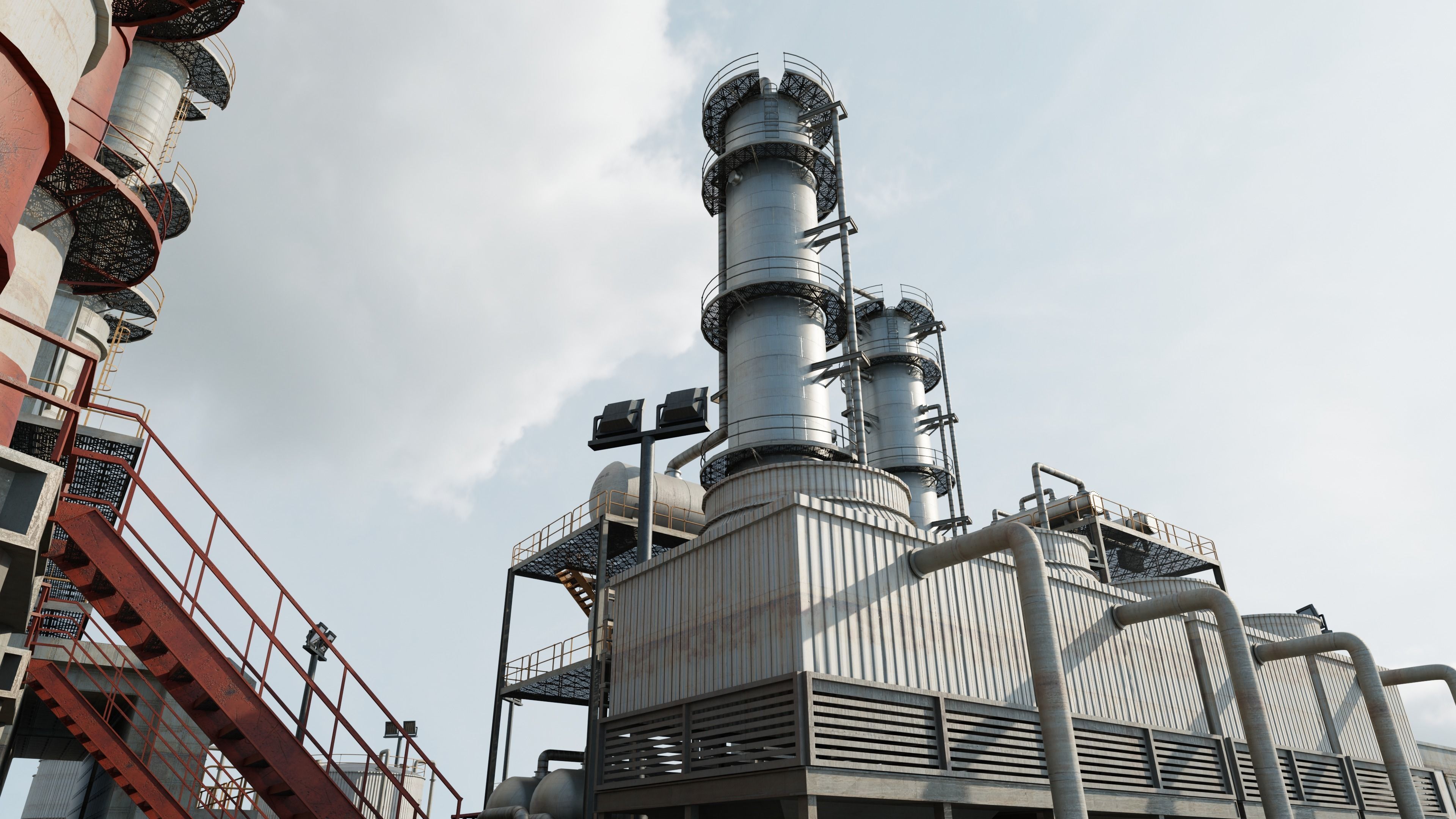 Refinery Unit Scene 3D model | CGTrader
