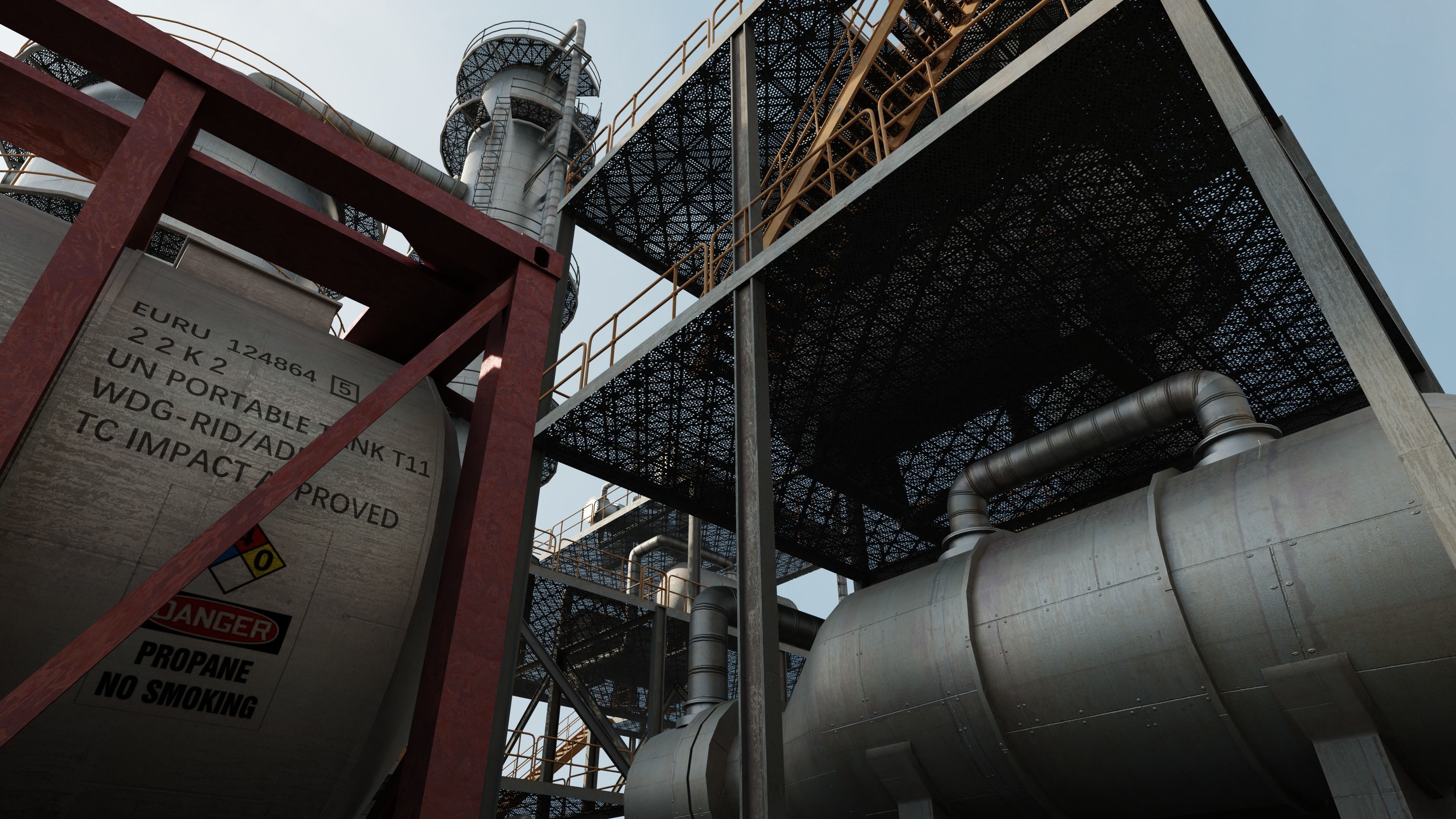 Refinery Unit Scene 3D model | CGTrader