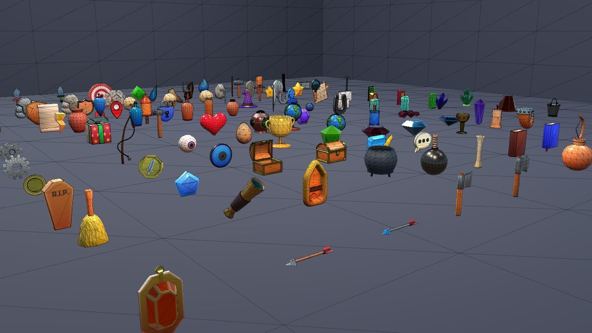 3D model Sweet Icon Pack VR / AR / low-poly | CGTrader