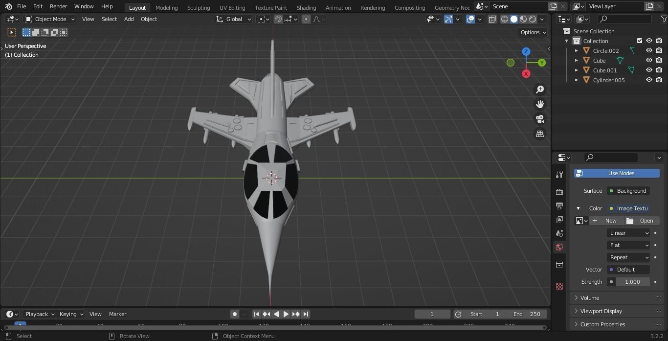 3D model Fighter airplane VR / AR / low-poly | CGTrader