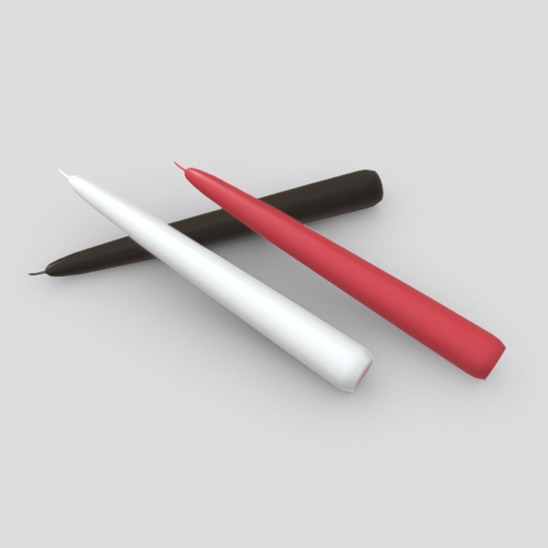 CC0 - Candle free VR / AR / low-poly 3D model | CGTrader