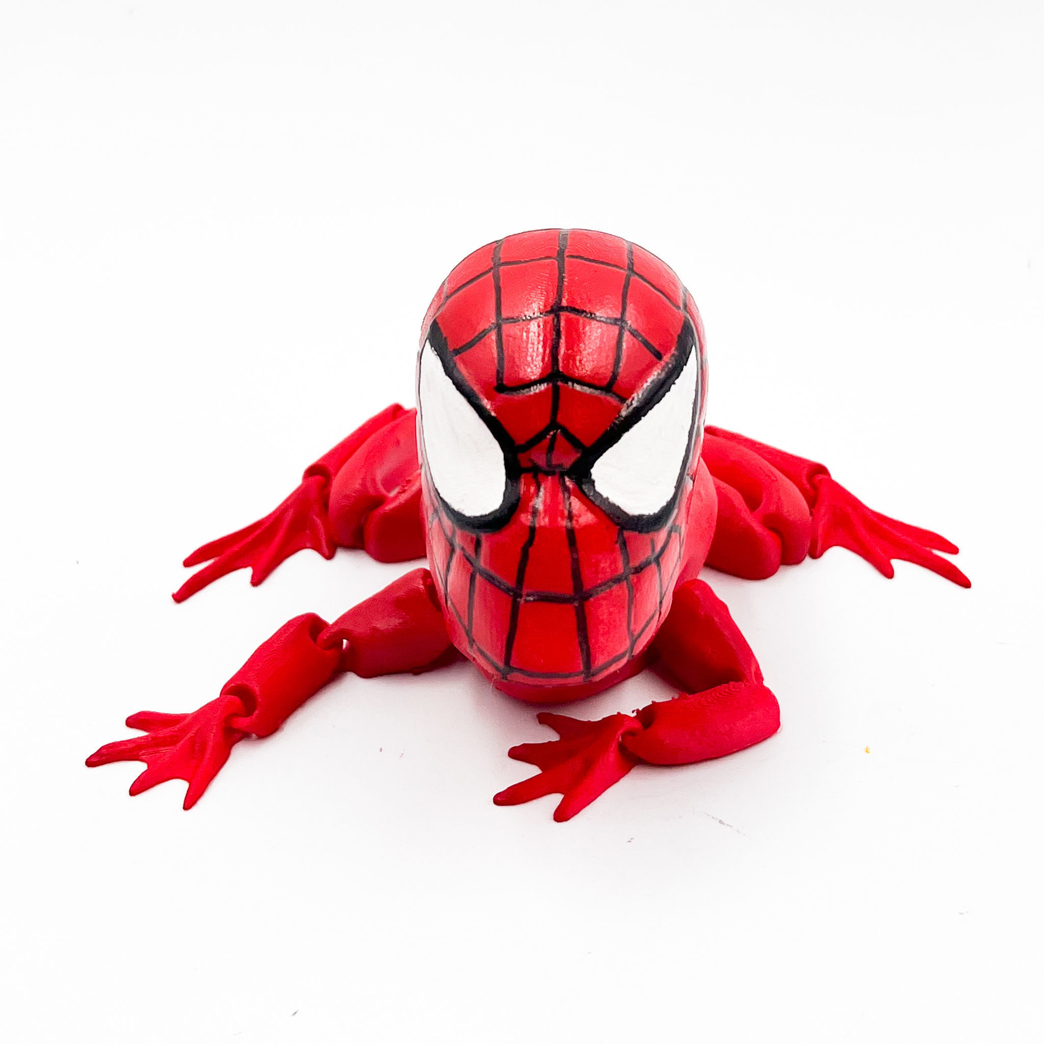 SpiderMan Flexi Toad Frog articulated no supports 3D model 3D printable ...