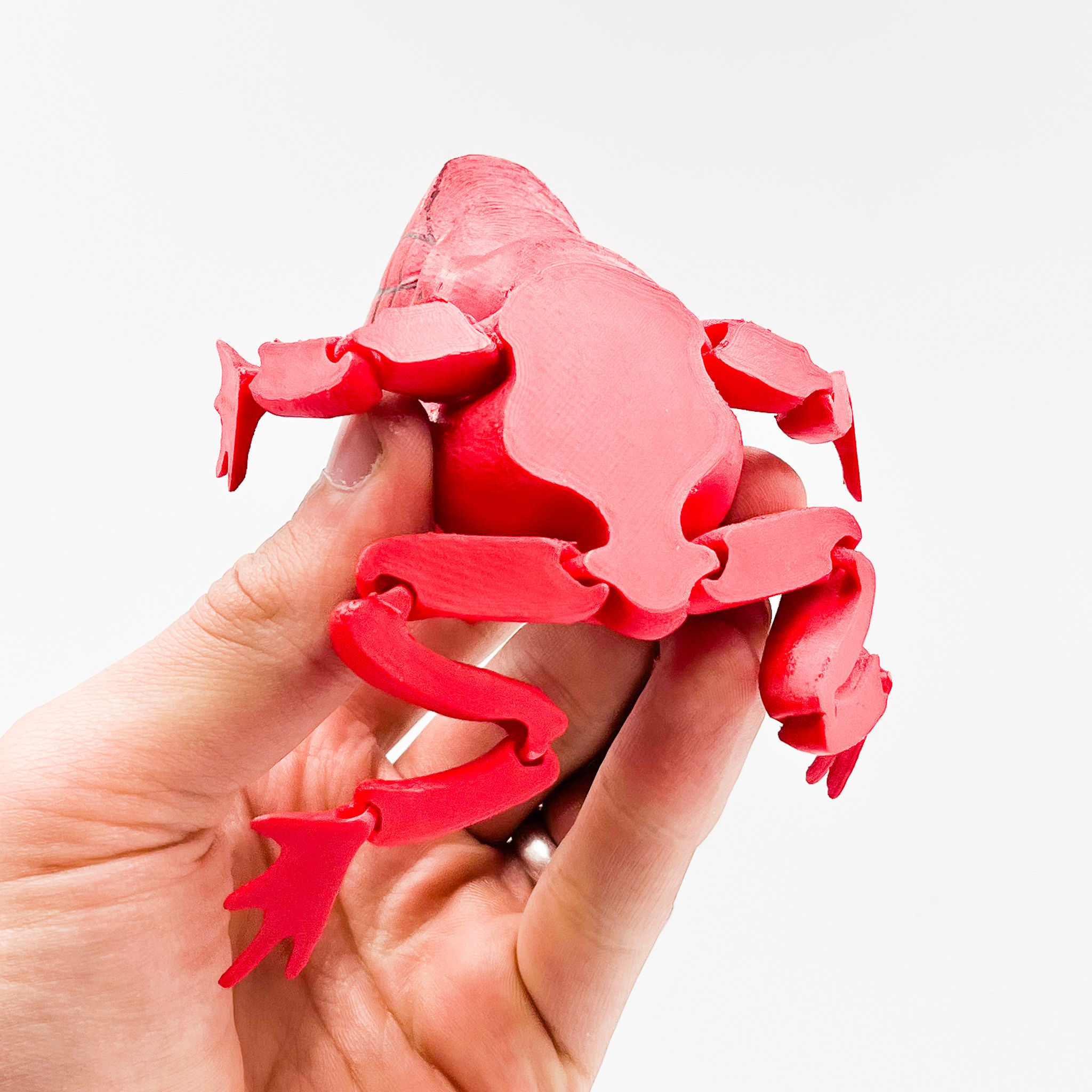 SpiderMan Flexi Toad Frog articulated no supports 3D model 3D printable ...