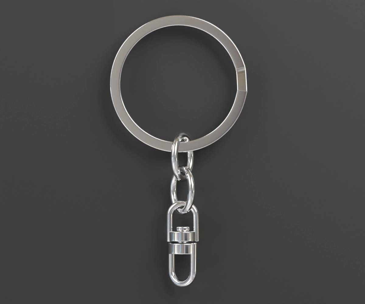 Keychain high quality Keychain 3d model 3D model | CGTrader