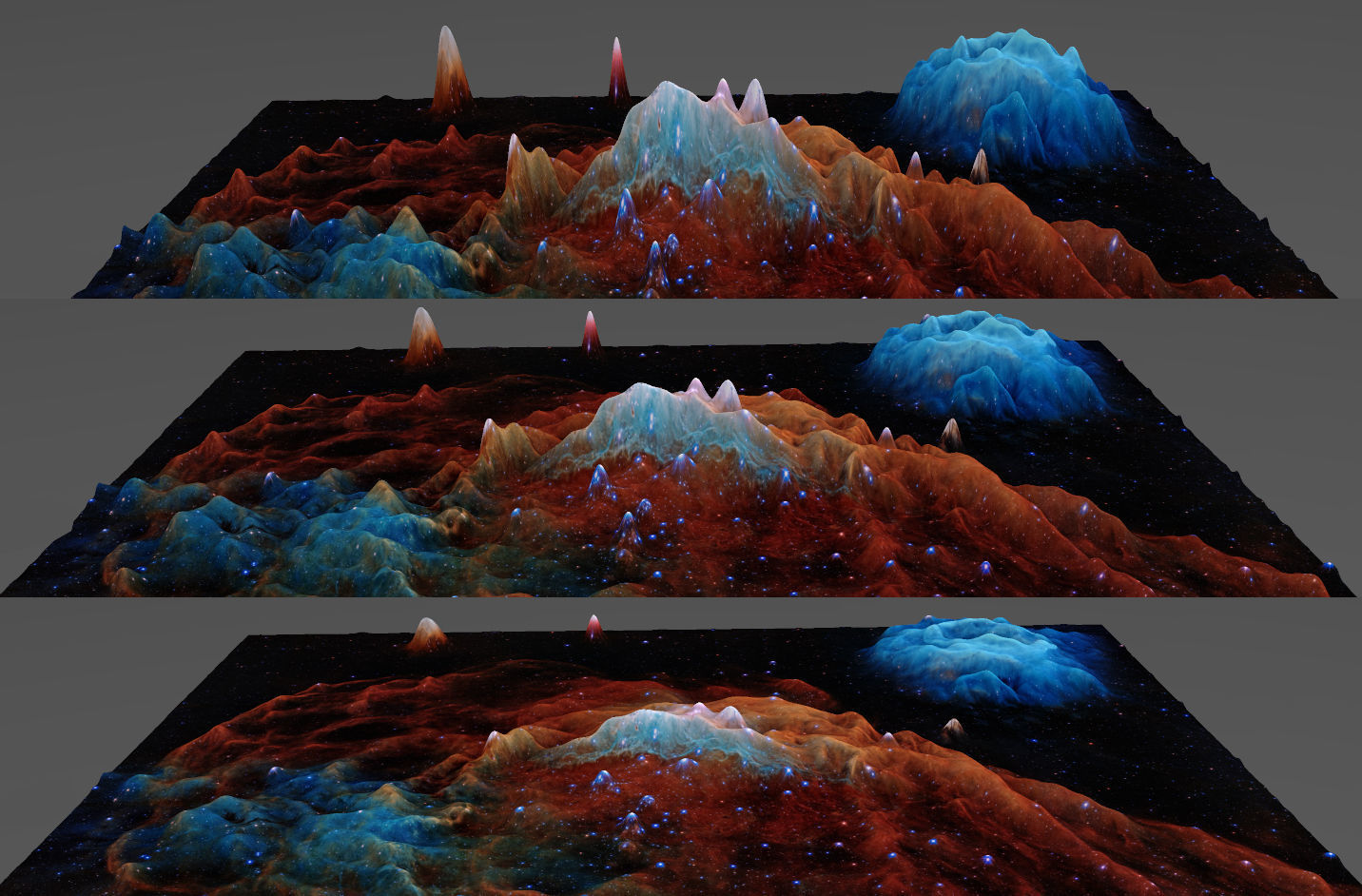 Tapestry of Blazing DEEP SKY OBJECT 3D SOFTWARE ANALYSIS 3D model 3D ...