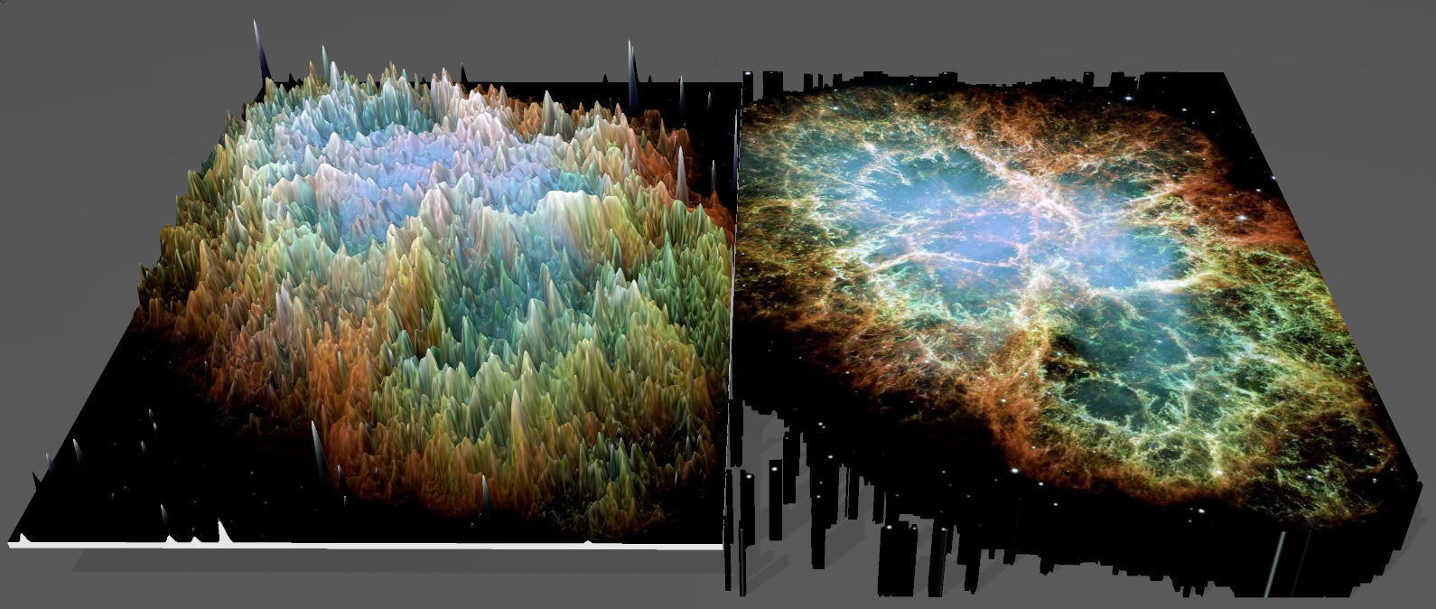 HUBBLE - CRAB NEBULA - DEEP SKY OBJECT 3D SOFTWARE ANALYSIS 3D model 3D ...