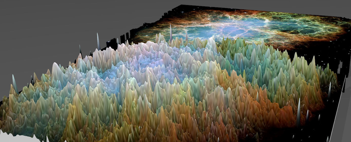 HUBBLE - CRAB NEBULA - DEEP SKY OBJECT 3D SOFTWARE ANALYSIS 3D model 3D ...