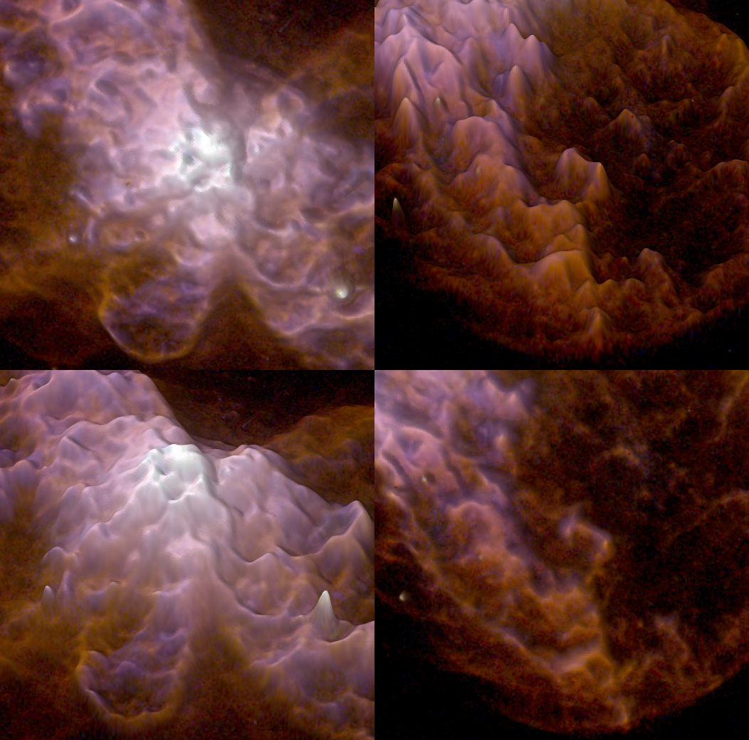 HUBBLE 5 DEEP SKY OBJECT 3D SOFTWARE ANALYSIS 3D model 3D printable ...