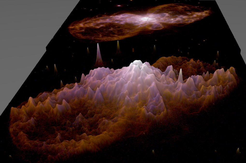 HUBBLE 5 DEEP SKY OBJECT 3D SOFTWARE ANALYSIS 3D model 3D printable ...