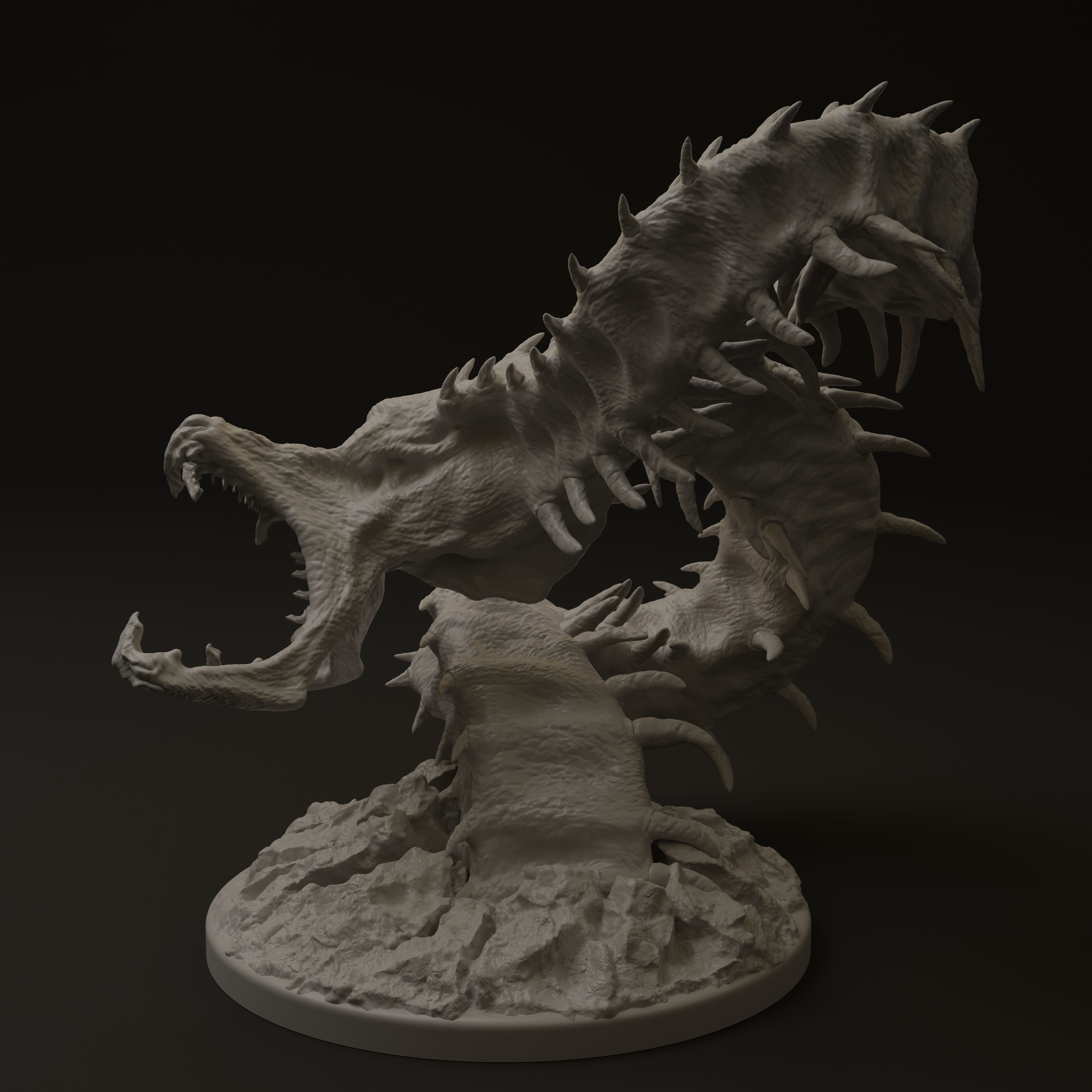 Wurm creature for 3d printing 3D model 3D printable | CGTrader