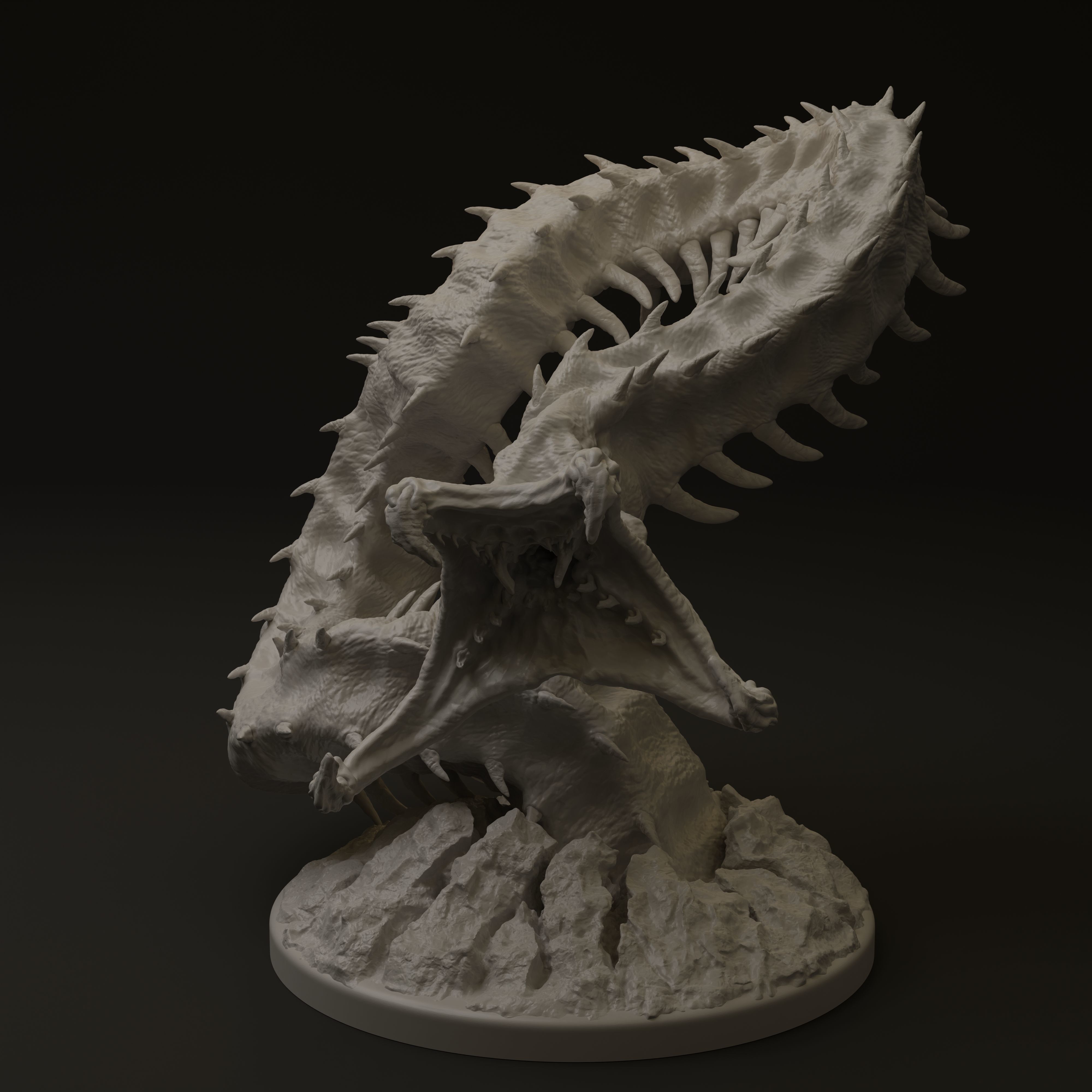 Wurm creature for 3d printing 3D model 3D printable | CGTrader