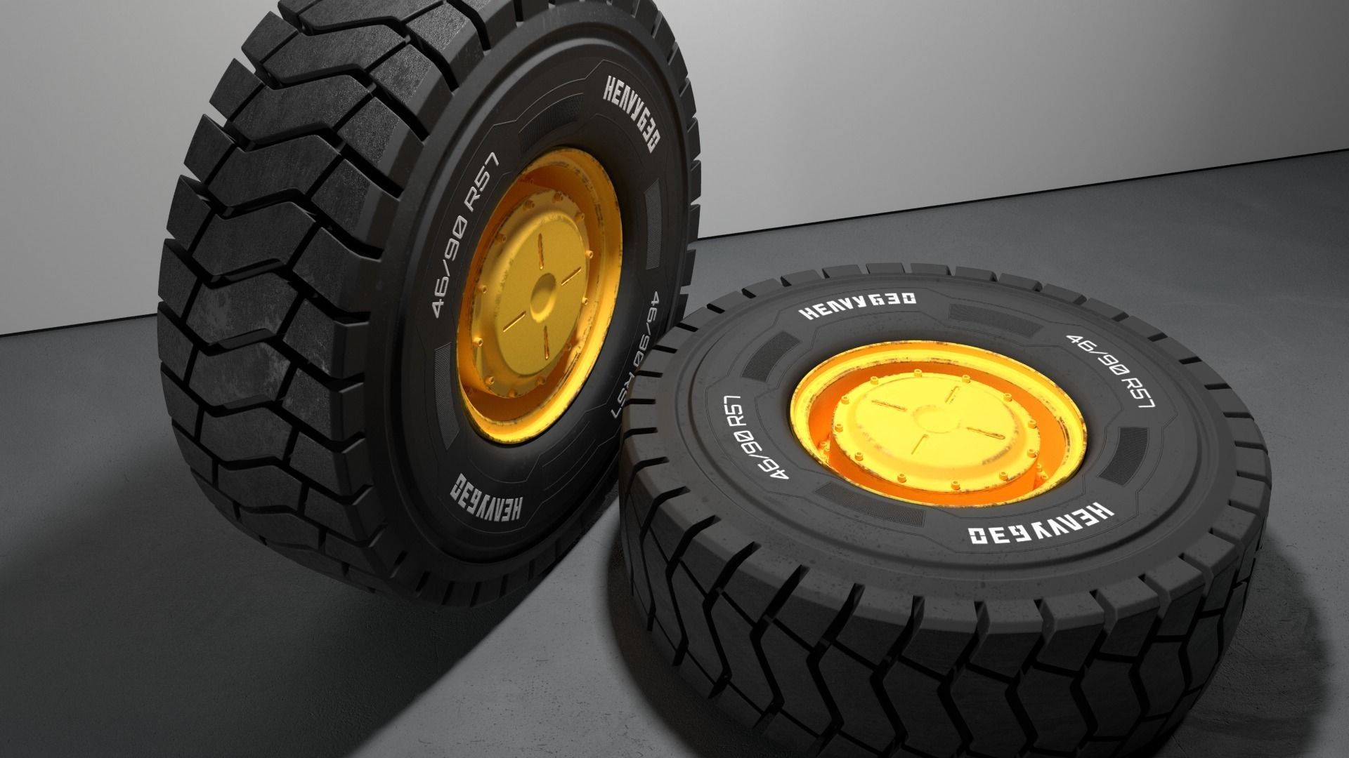 4690R57 High poly tire 3D model 3D model | CGTrader