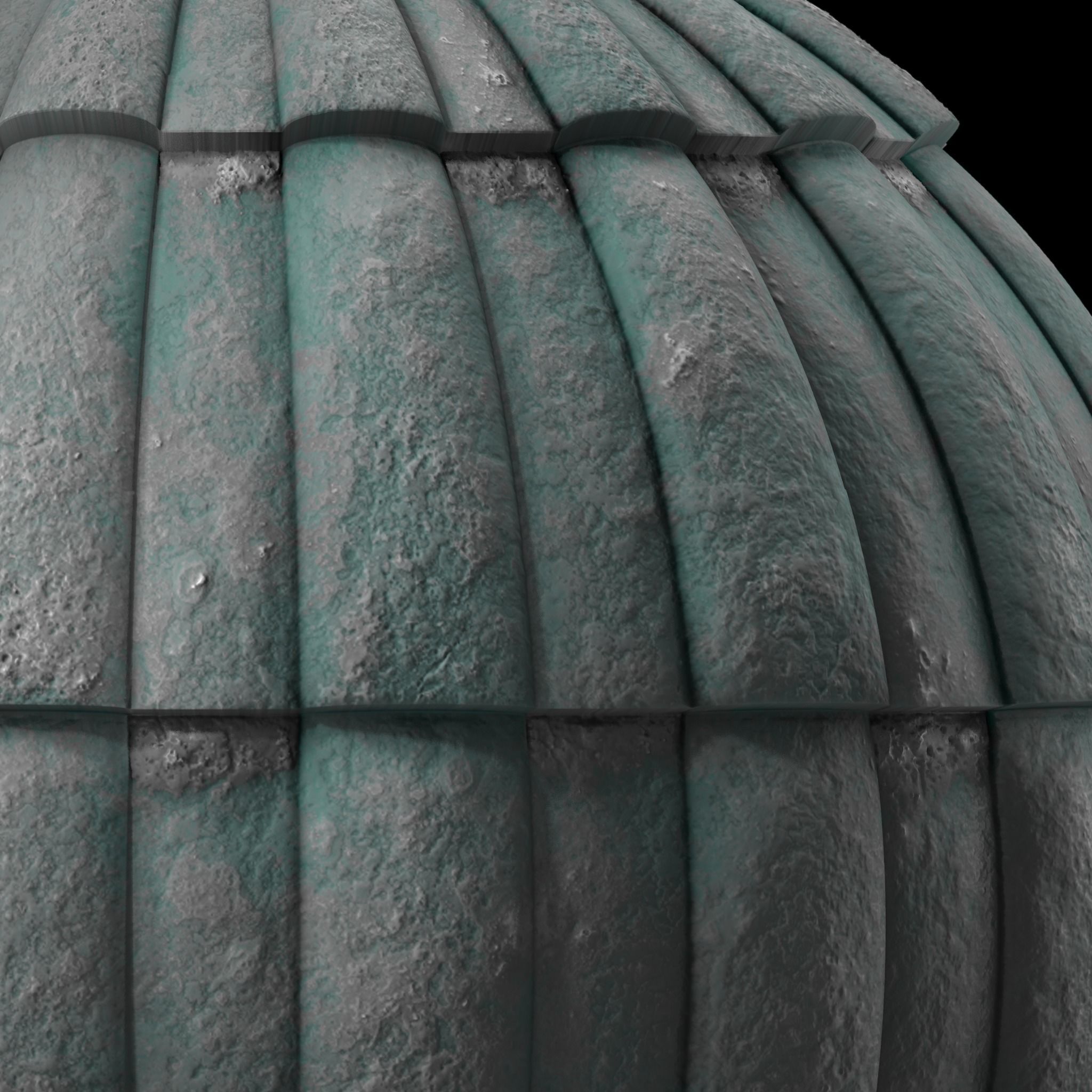 Texture Roof Tile Materials 50- Concrete Roofing Seamless Pbr 4k VR ...