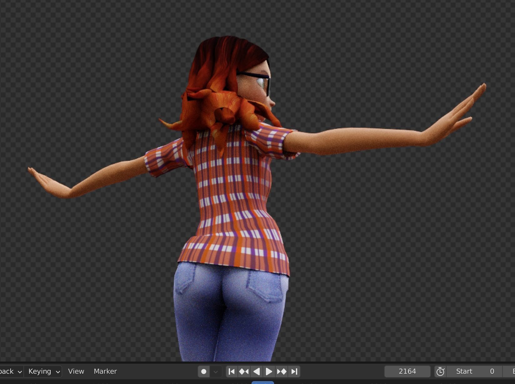 3D model Miraculous Alya Animated Rigged update 2022 VR / AR / low-poly ...