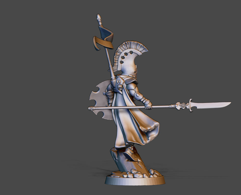 Elf in space - 35mm scale 3D model 3D printable | CGTrader