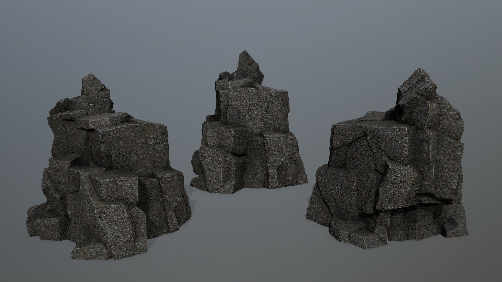 3D model clif rocks VR / AR / low-poly | CGTrader
