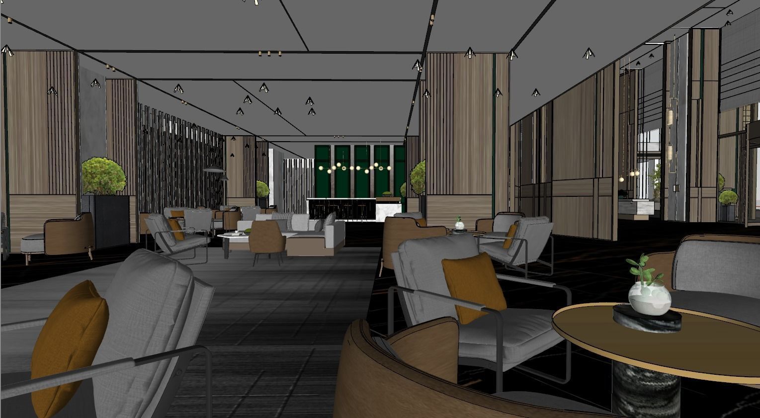 Luxury Lobby Interior 3D model-1 3D model | CGTrader