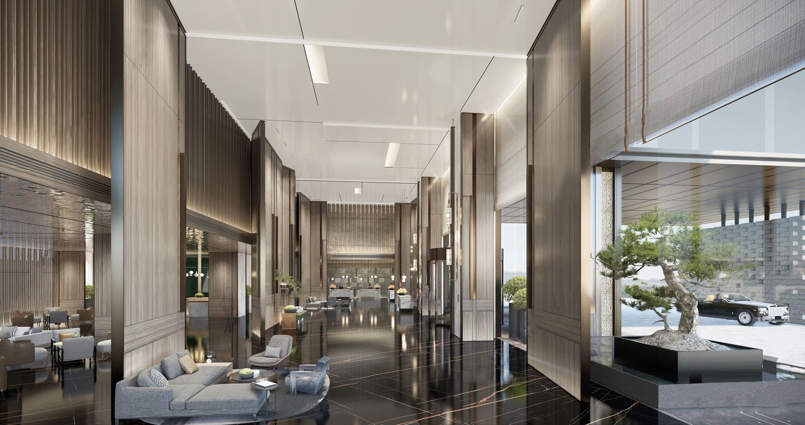 Luxury Lobby Interior 3D model-1 3D model | CGTrader