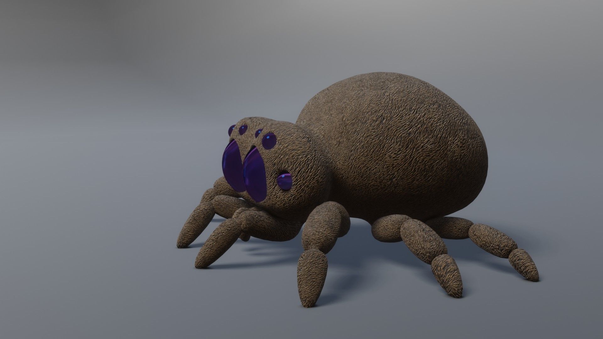 3D model Spider with eyes VR / AR / low-poly | CGTrader
