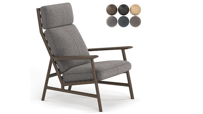 Philosophers Lounge Chair 3D model | CGTrader