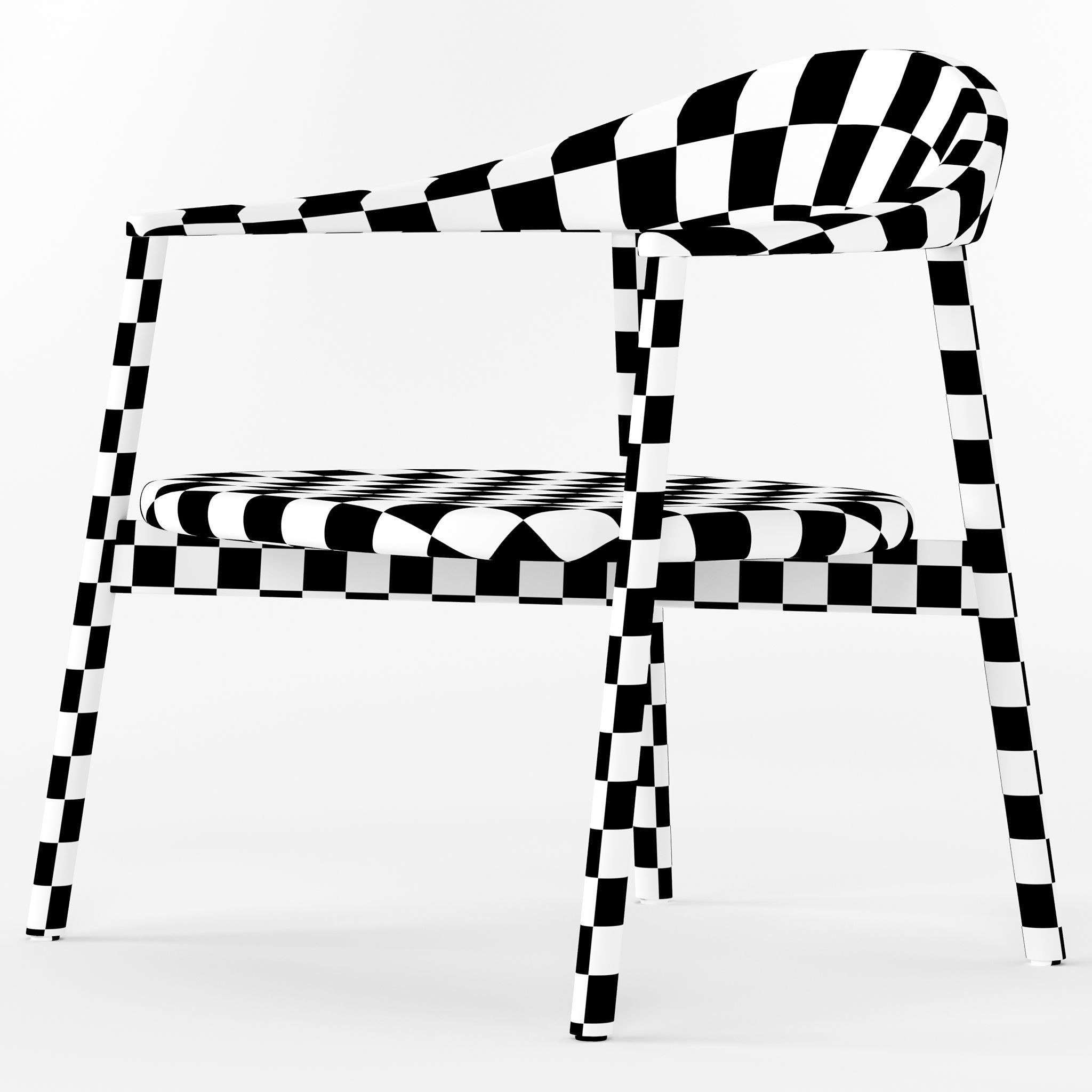Pebble Easy Chair 3D model | CGTrader