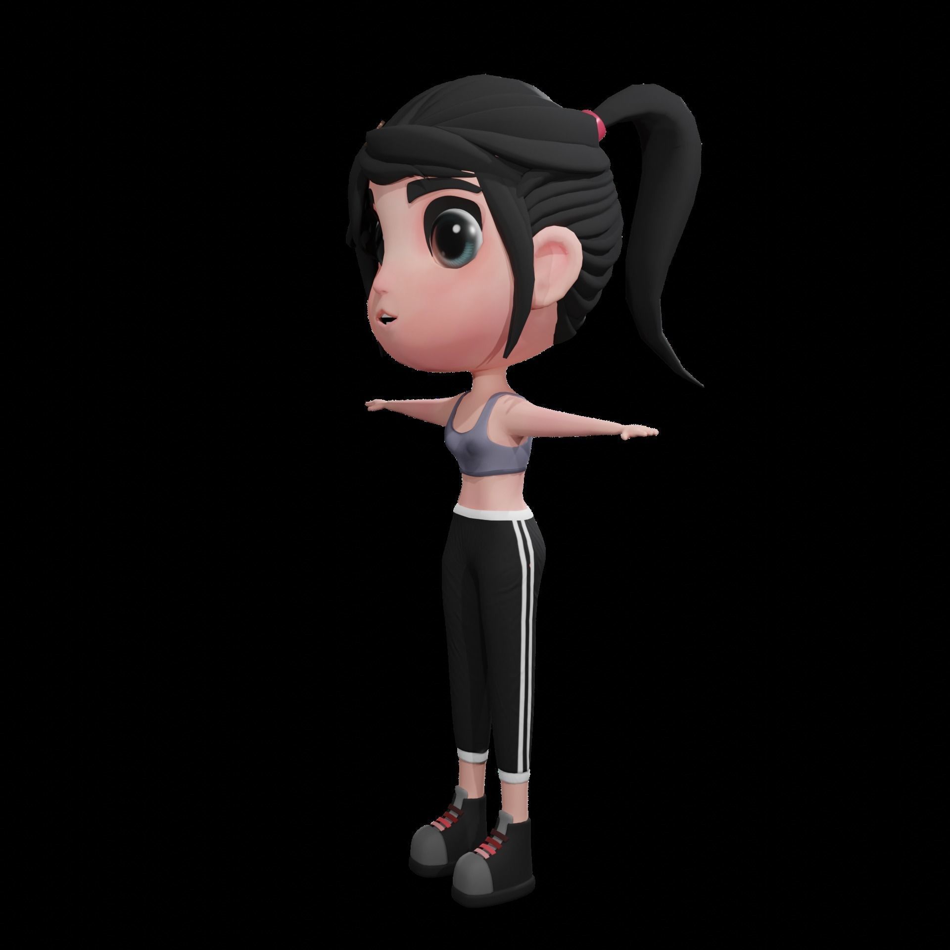 3D model Chibi Character Stylized VR / AR / low-poly | CGTrader