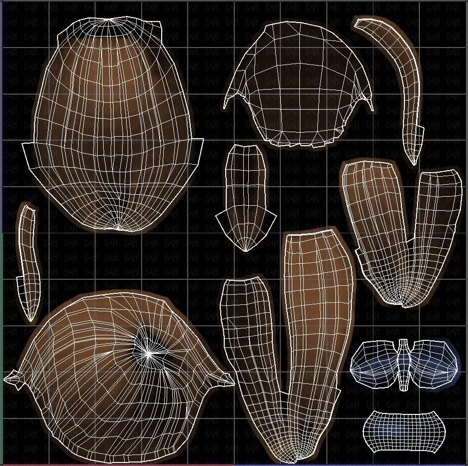 3D model Base Hair for girl V32 VR / AR / low-poly | CGTrader