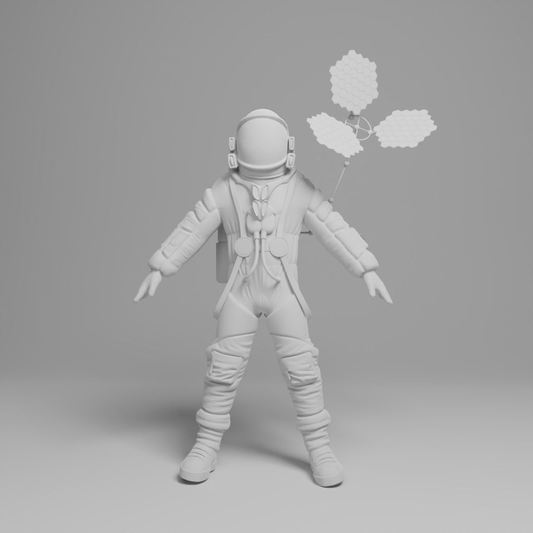 Explorer Astronaut Model free 3D model | CGTrader