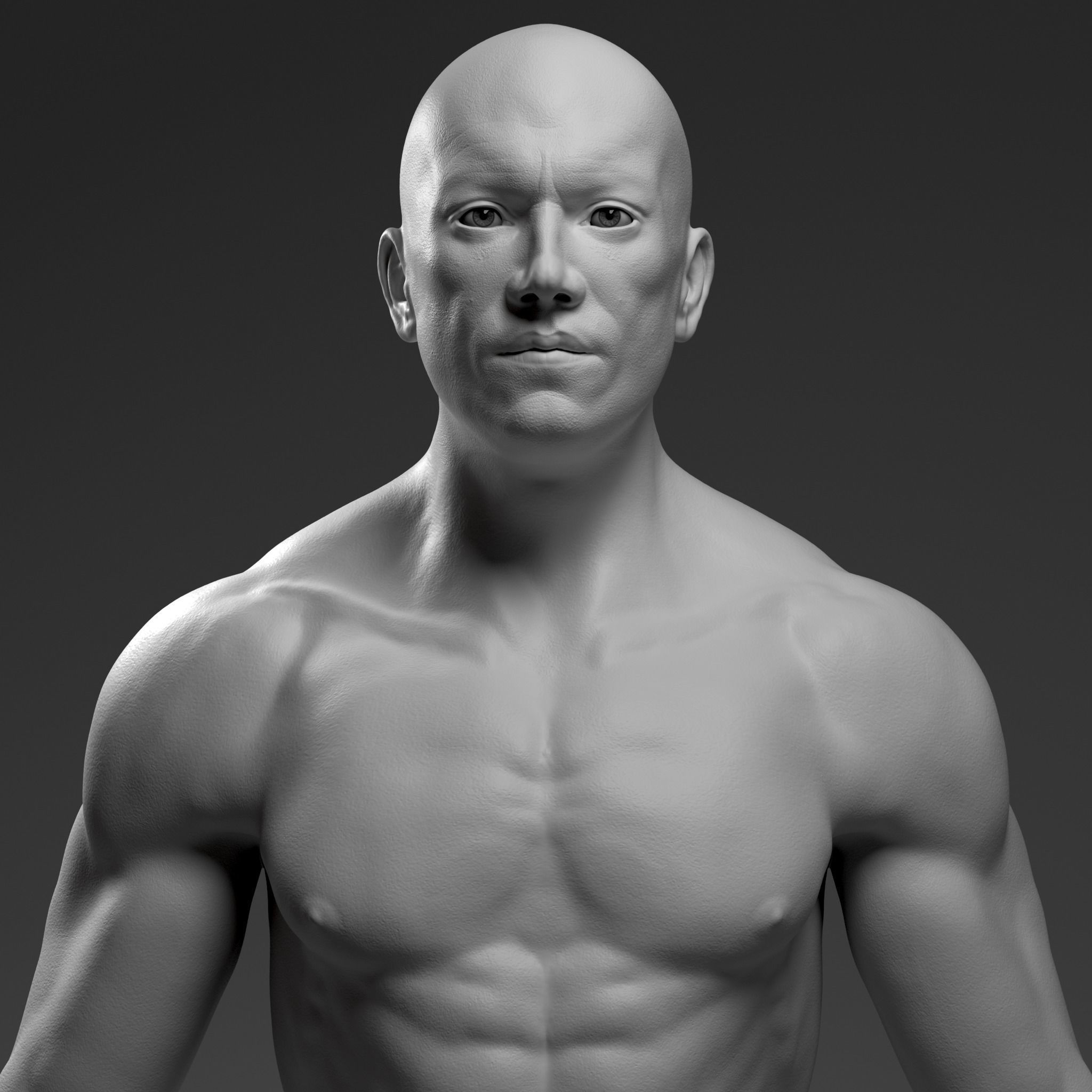 3D model Human Realistic Base Mesh VR / AR / low-poly | CGTrader