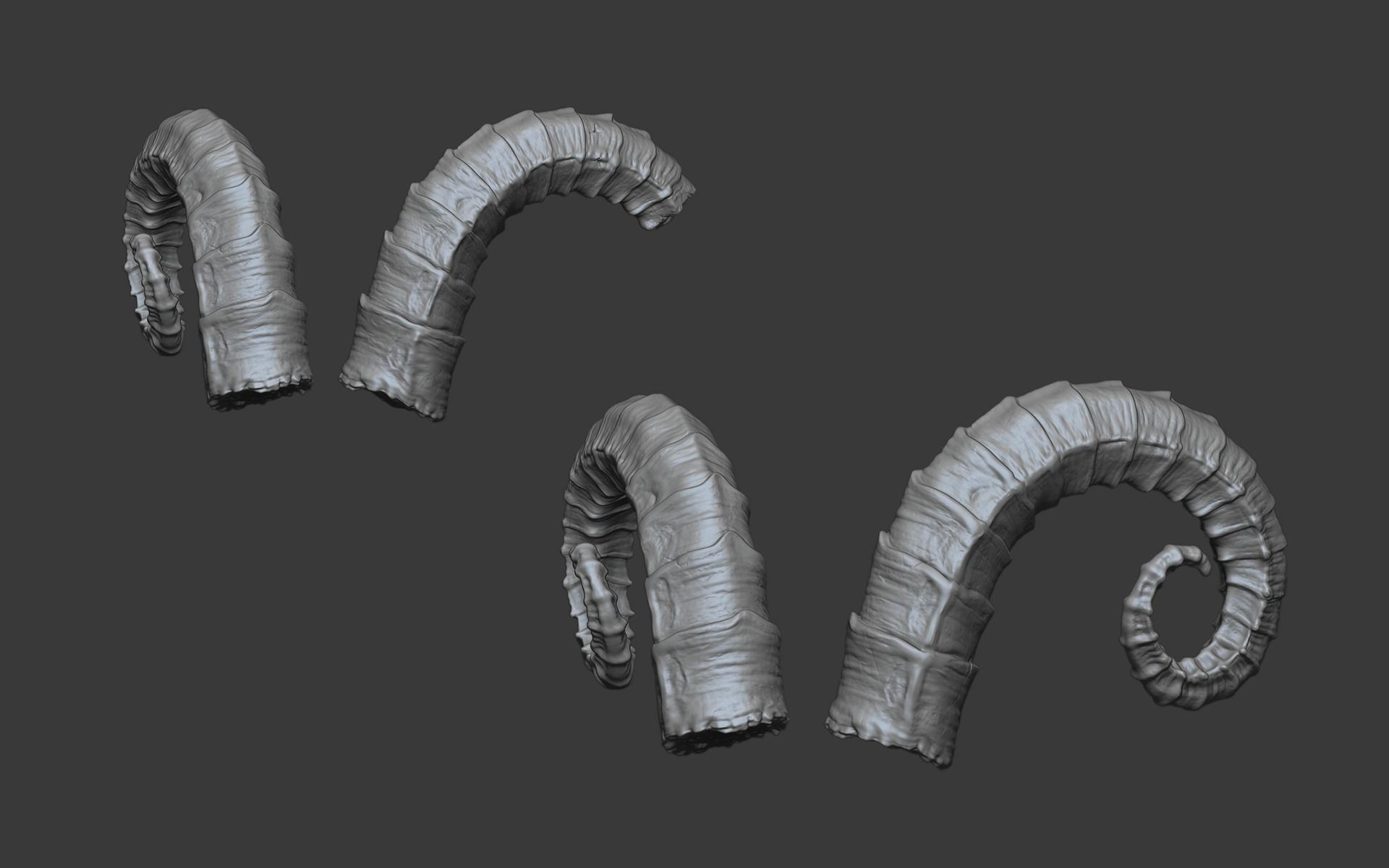 HORNS PACK volume 1 3D model | CGTrader