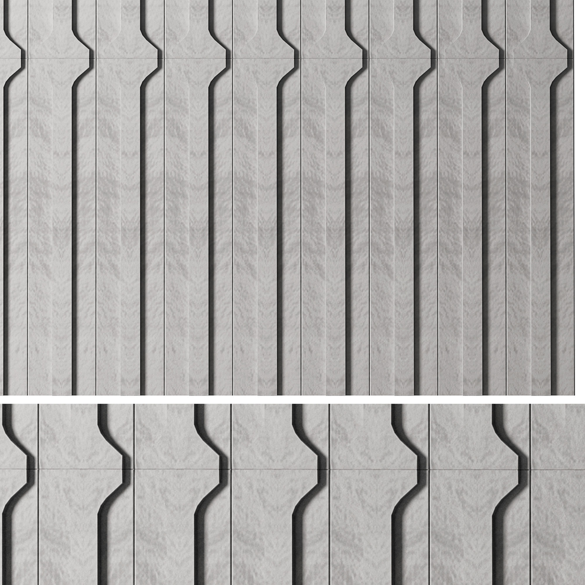Panel slatted wall panels 3D model | CGTrader